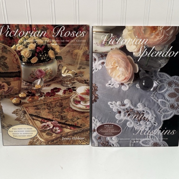 Accents | Vintage Book Lot Of 2 Victorian Roses Victorian Splendor ...